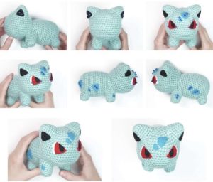 Amigurumi Pokemon Bulbasaur Receita de PDF Grátis