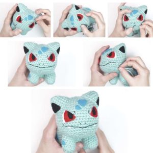 Amigurumi Pokemon Bulbasaur Receita de PDF Grátis